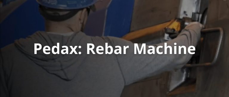 Pedax: New Automated Rebar Bending Machine | Nitterhouse